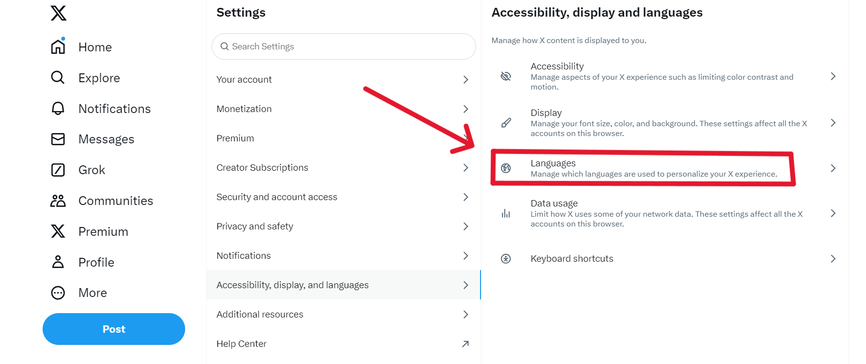 X(旧ツイッター)英語から日本語に戻す方法！PCスマホ表示 【画像解説】2024年5月